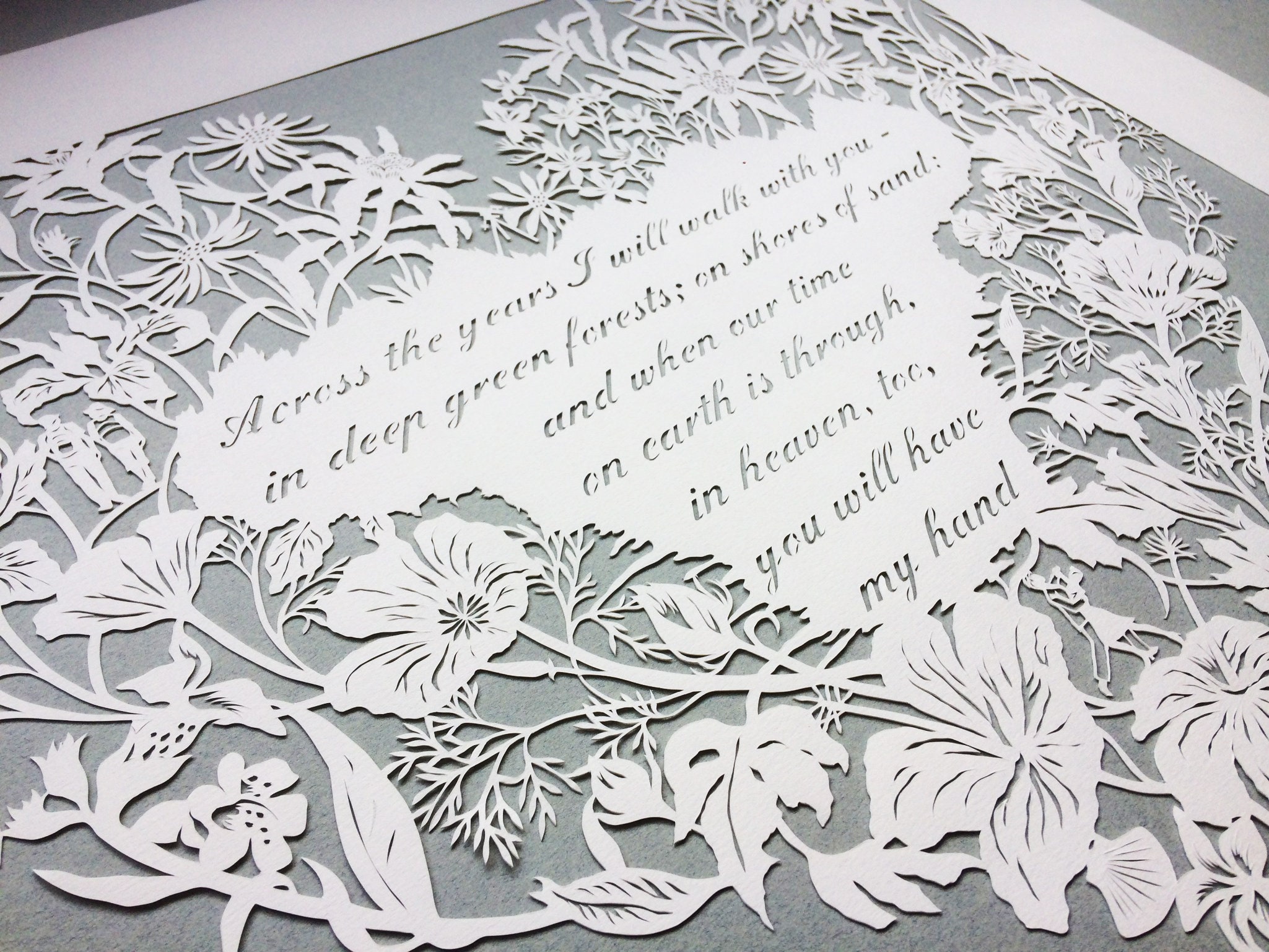 Custom Made Hand Cut Paper Cut Art - Bespoke Paper Cut Out ...