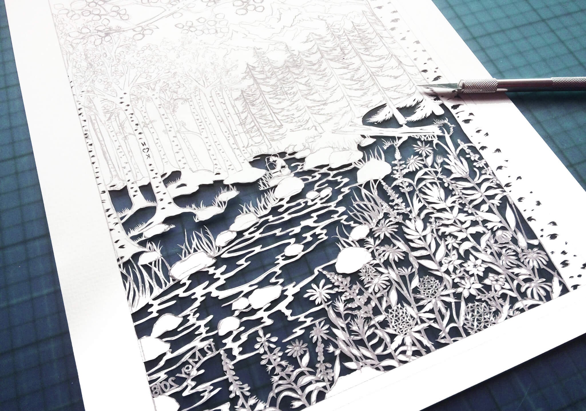 Custom Paper Wedding Gift - Tailor-made Handcut Papercut - Bespoke ...