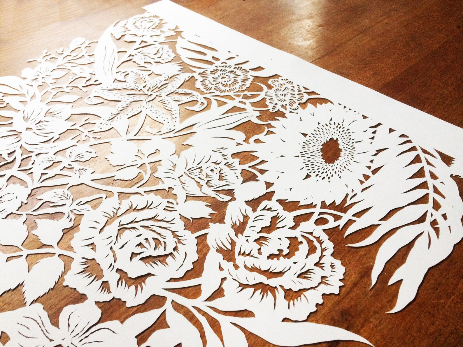 Tailor-made Handcut Papercut - Bespoke Interior Art - Papercutting Art ...