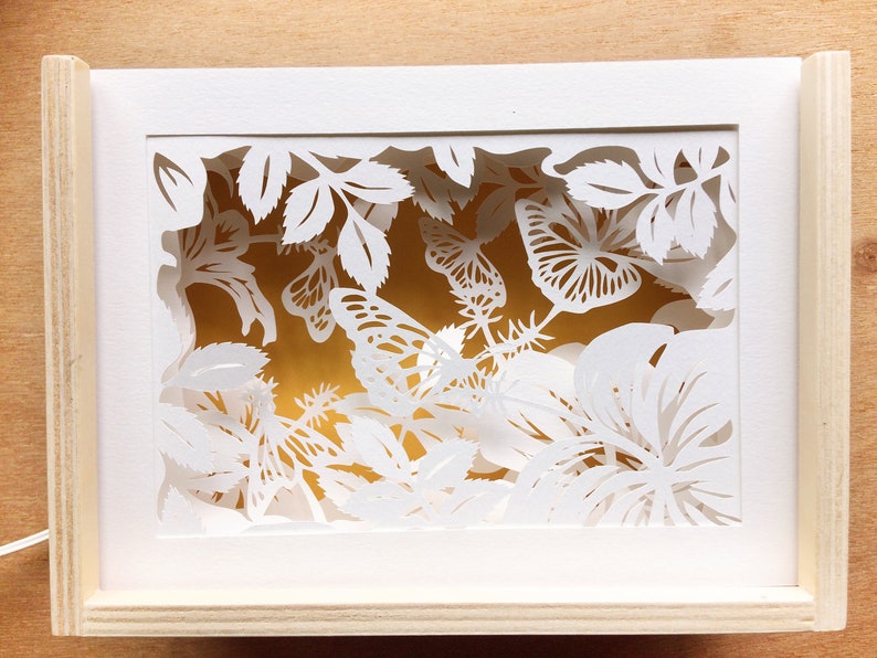 Machine Cut Papercut Nightlight Details Hand Cut Paper Cut - Etsy