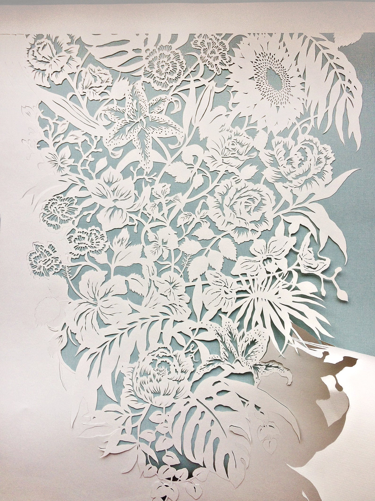 Tailor-made Handcut Papercut - Bespoke Interior Art - Papercutting Art ...