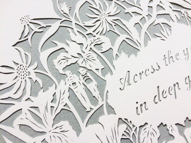 Custom Made Hand Cut Paper Cut Art - Bespoke Paper Cut Out ...