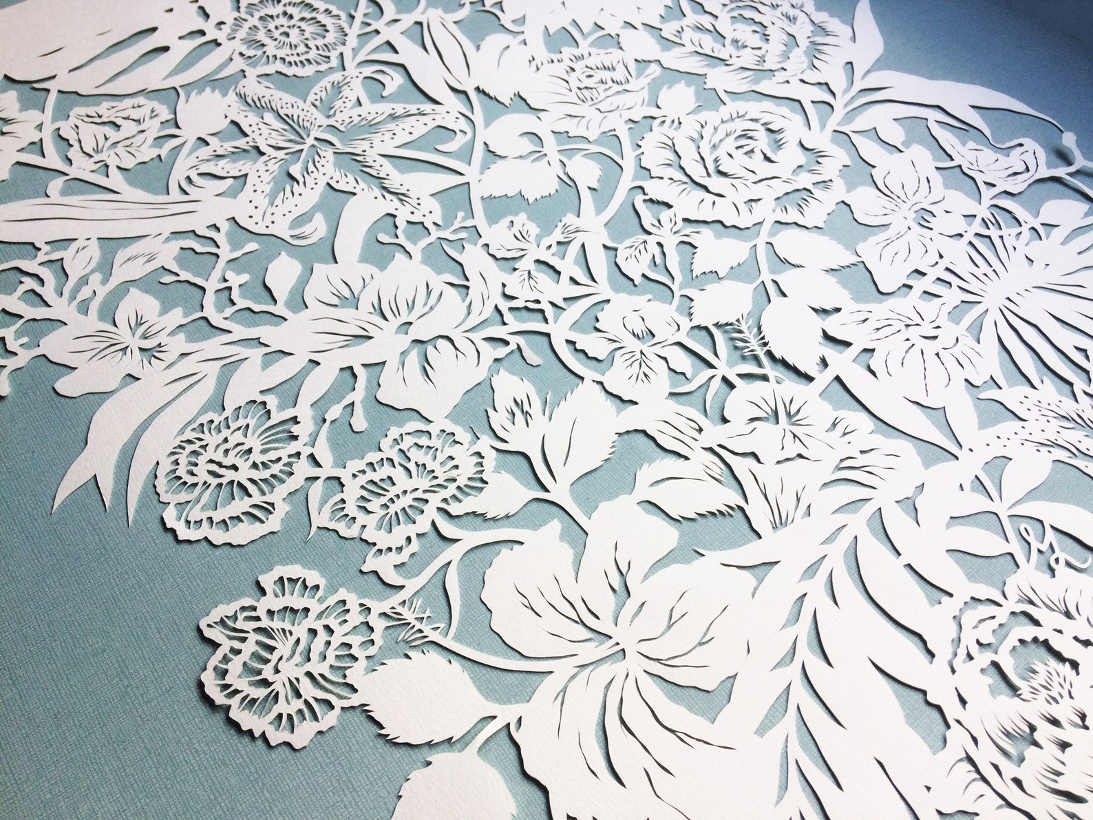 Tailor-made Handcut Papercut - Bespoke Interior Art - Papercutting Art ...