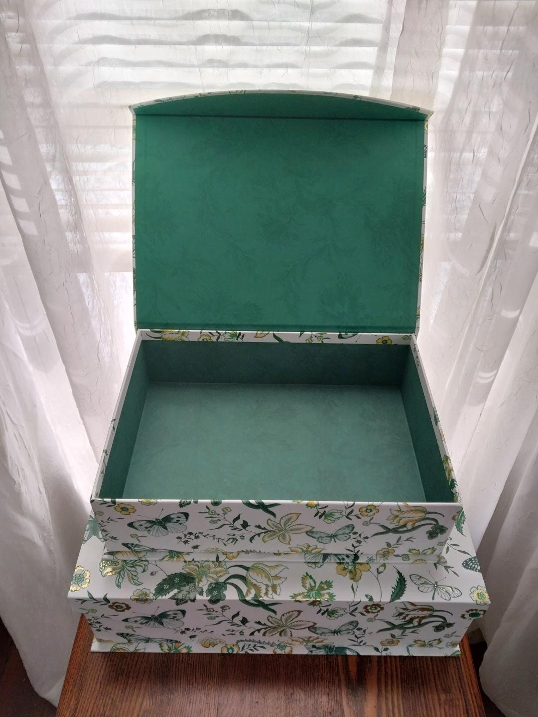 Punch Studio Set of 2 Flip Top Nesting Boxes - Etsy