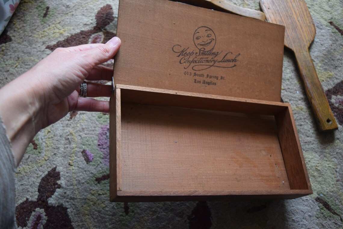 ANTIQUE Primitive Rusticwood LOT Wooden Box Wooden Rice - Etsy