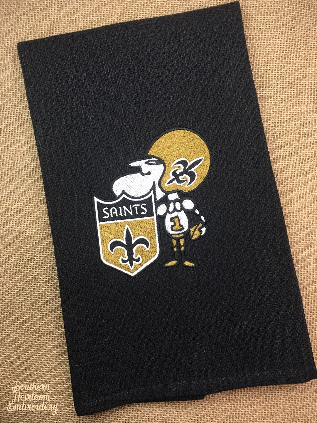 SAINTS Hand Towel, Sir Saint, Saints Towel, Who Dat, Louisiana Towel ...