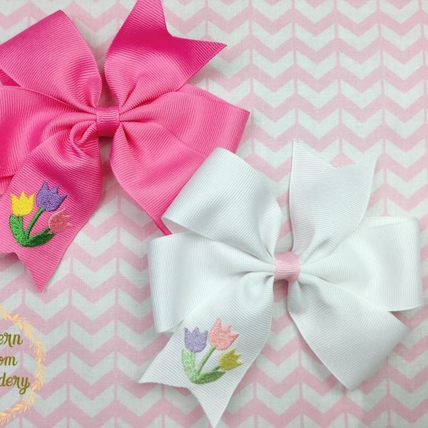 Spring Hair Bows - Etsy