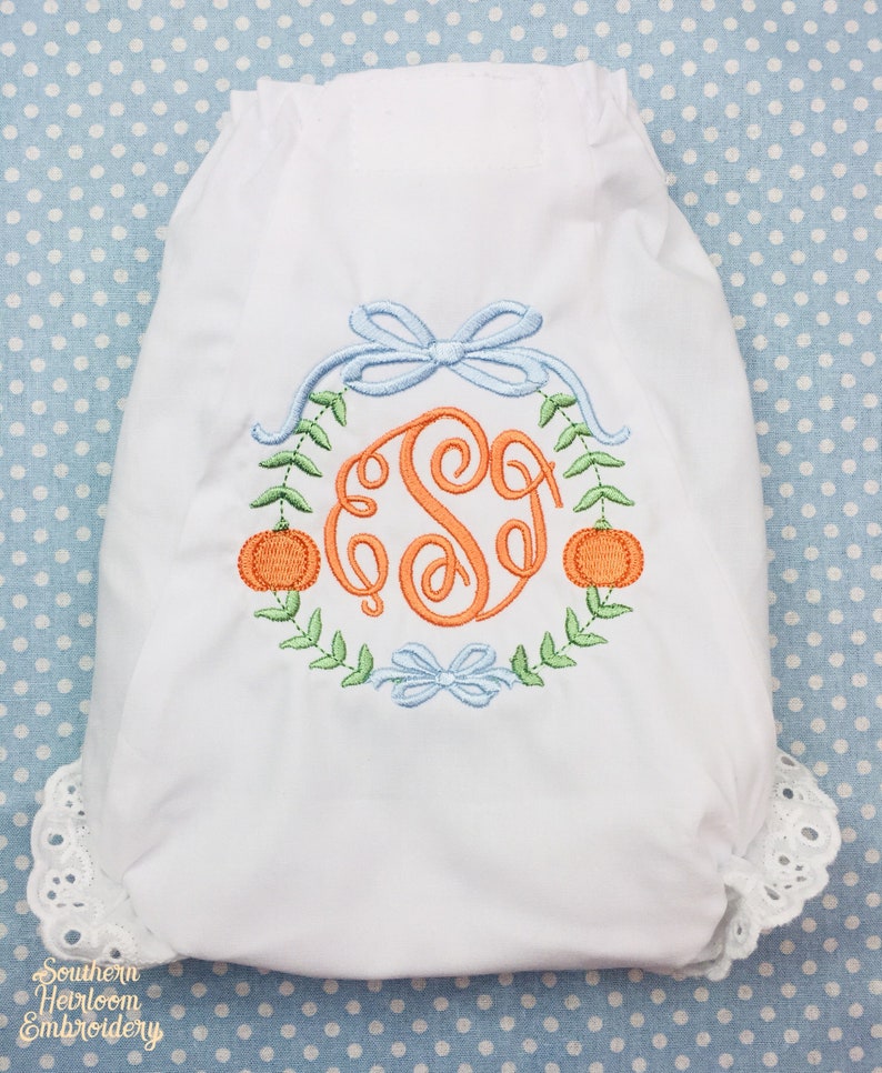 Pumpkin Bloomers, Halloween Bloomers, Boutique Bloomers, Heirloom ...