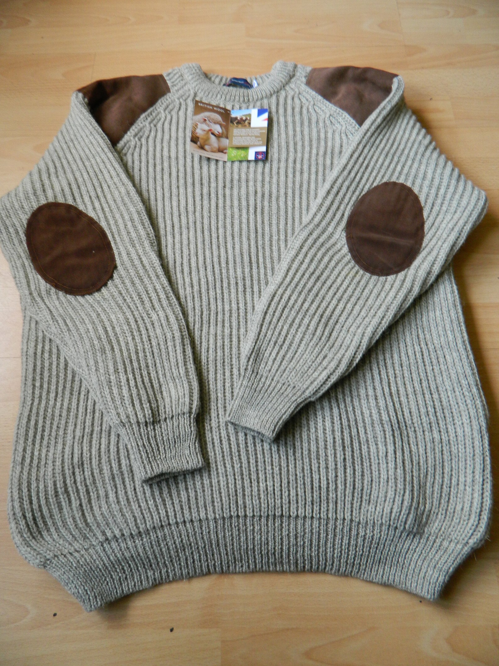 Rare Mens Hunting Country Jumper, 100% Certified British Wool XL New ...