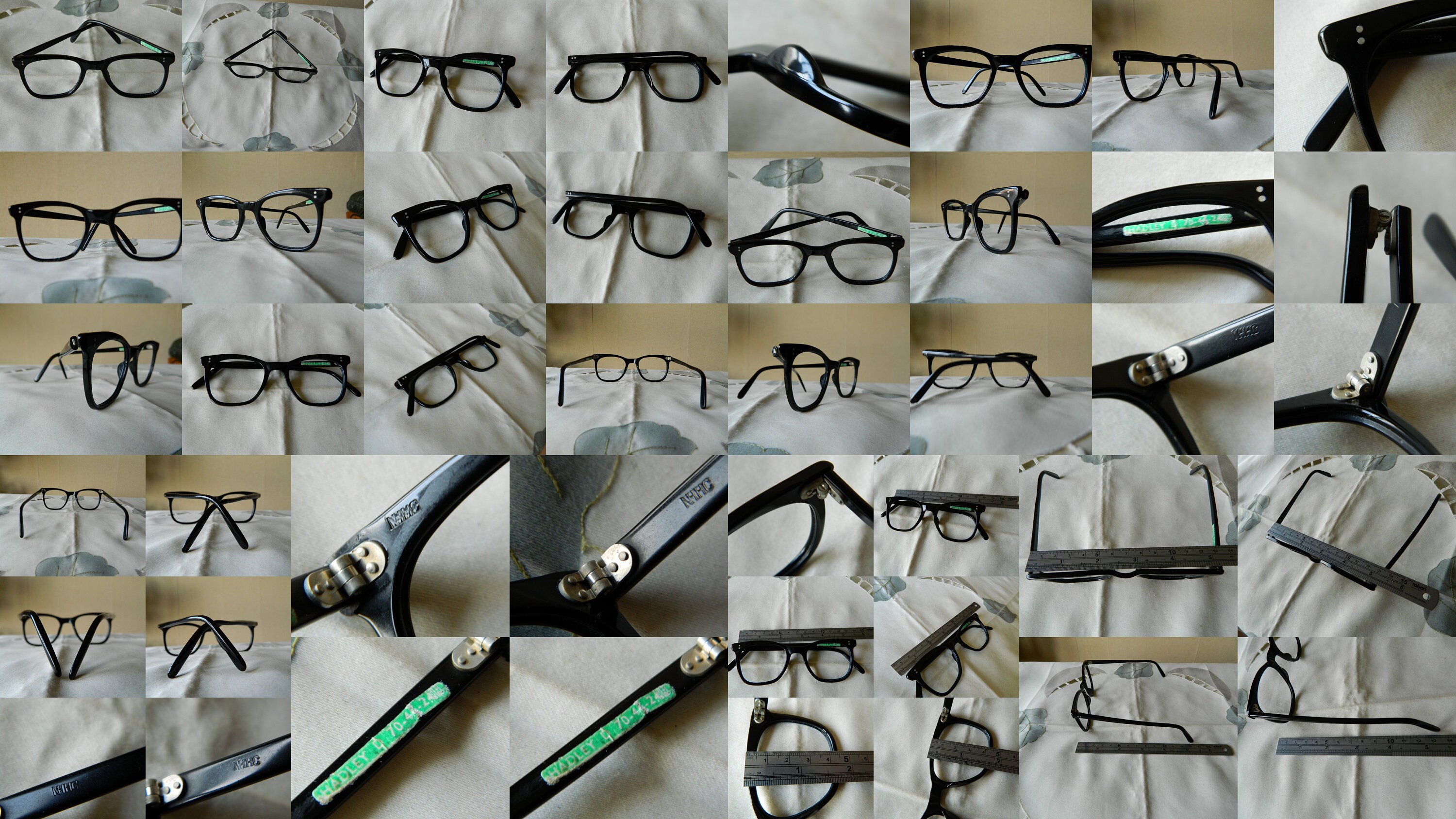 True Vintage Rare HADLEY Eyeglasses Frame. Made in England. 60's. NOS ...