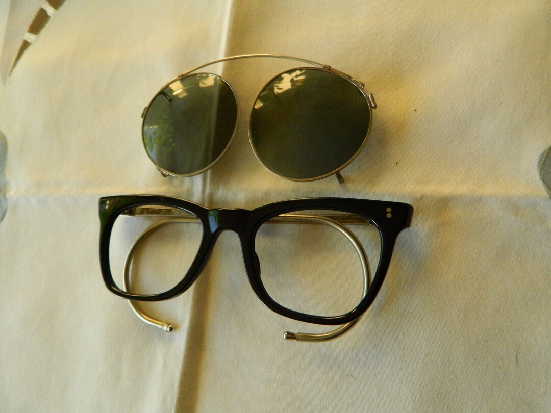 Rare True Vintage Eyeglasses Frames Panto P3 Quadra 1950's. Made in ...