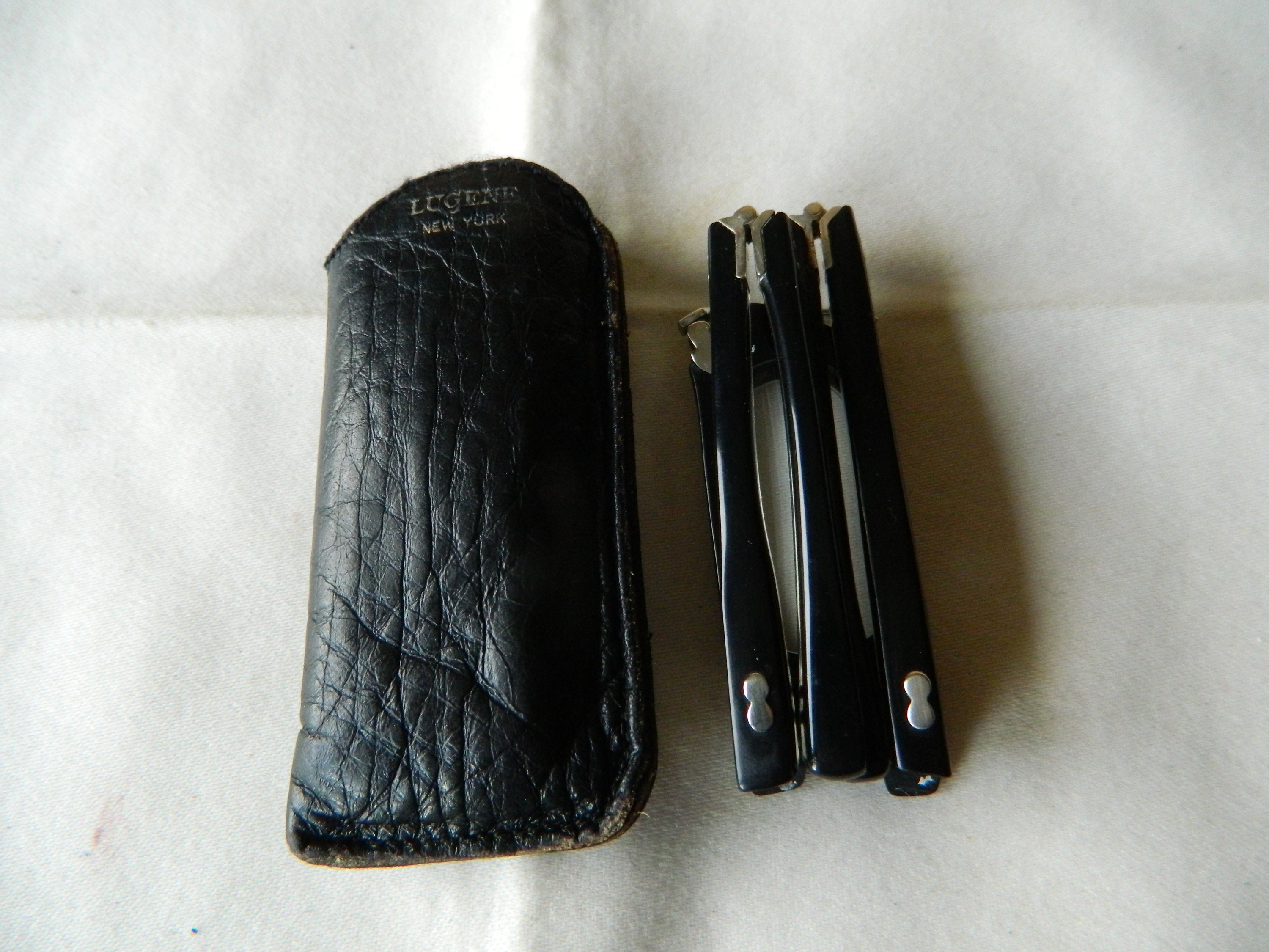 True Vintage Rare LUGENE New York Folding 5 BRL Half Moon - Etsy