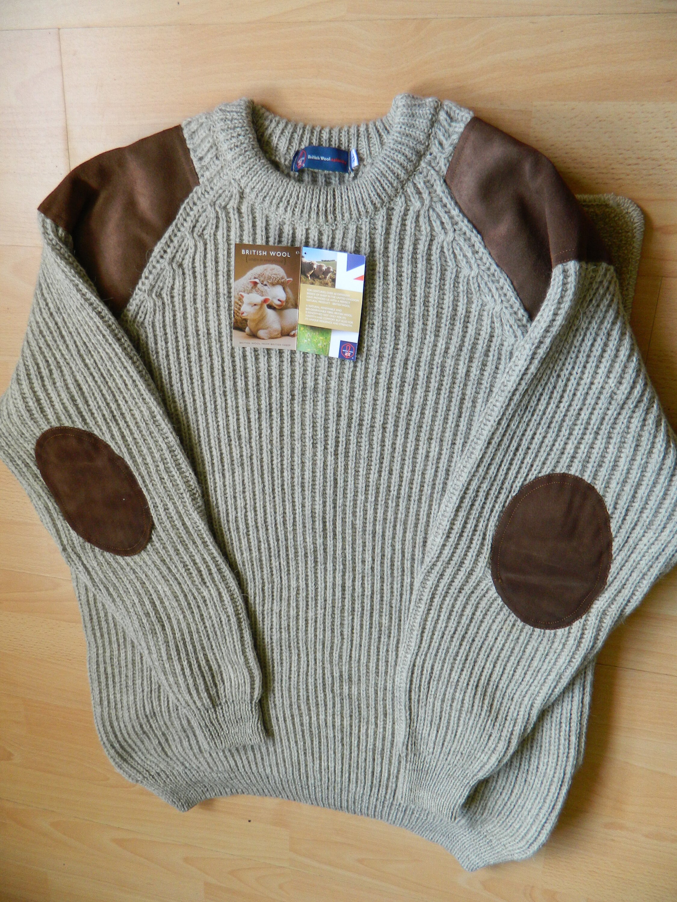 Rare Mens Hunting Country Jumper, 100% Certified British Wool XL New ...