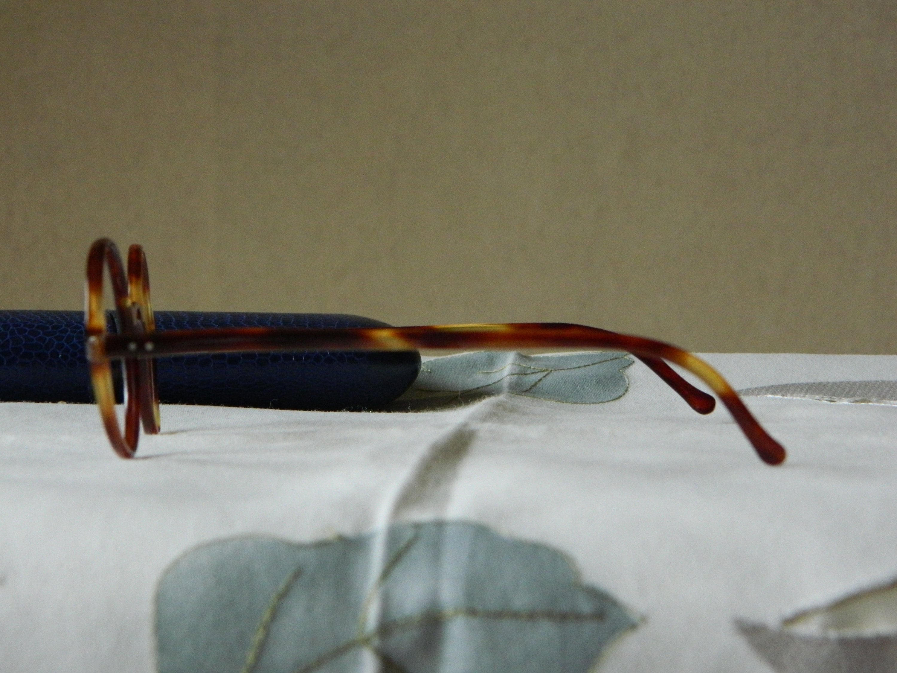 Vintage Faux Tortoise Shell Round Eyeglasses Frames - 1920s British ...