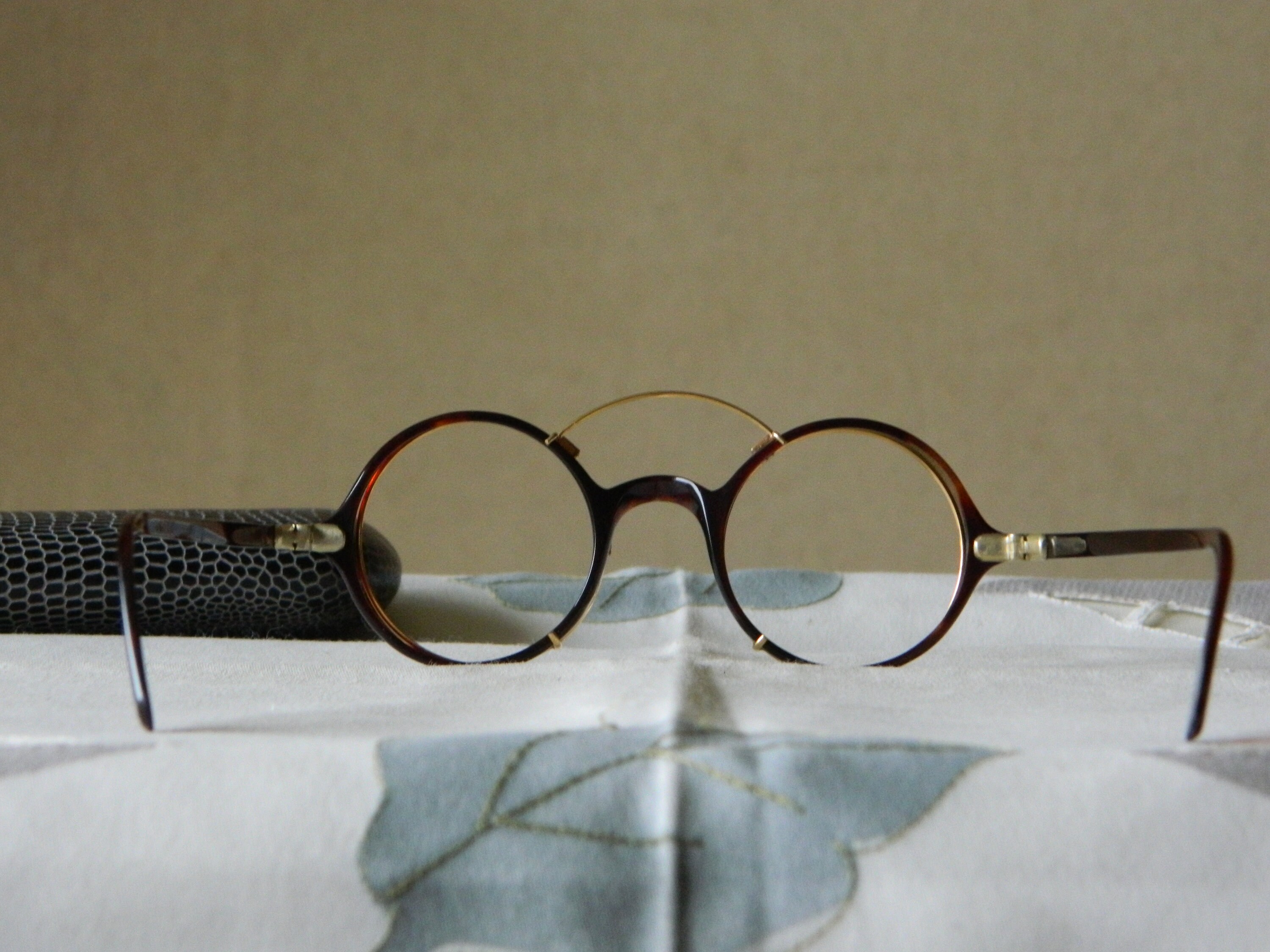 True Vintage Rare Antique Unusual Hand Made Round Eyeglasses Frames ...