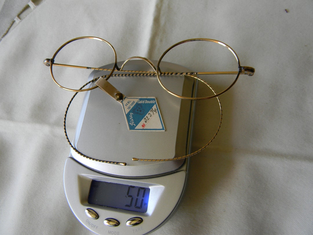 True Vintage Antique Gold Filled Windsor Spectacles Unused Deadstock ...