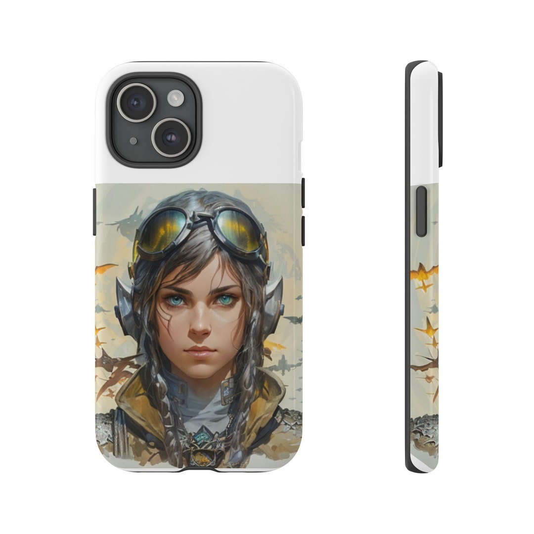 Amelia Earhart Phone Case Tough Cases Female Girl Woman Pilot Fantasy ...
