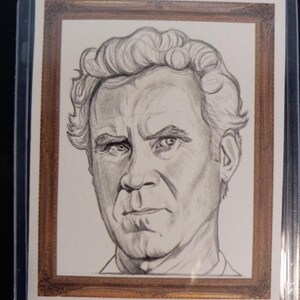 Will Ferrell Sketch Card Print ACEO Drawing Art Saturday Night - Etsy