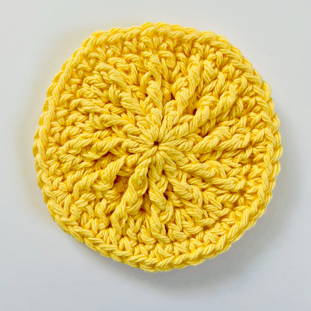 The Double Spoke Face Scrubbie Crochet Pattern by Madamestitch; Beauty ...