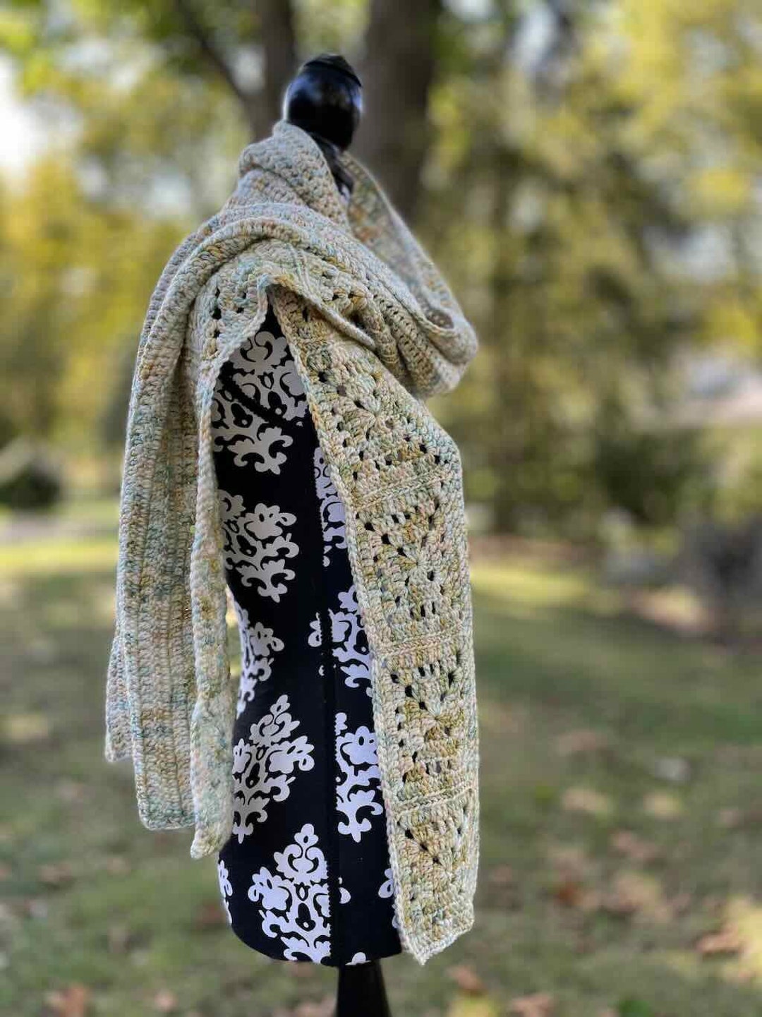 The Boardwalk Wrap Double Crochet Scarf Pattern; PDF Download Only ...