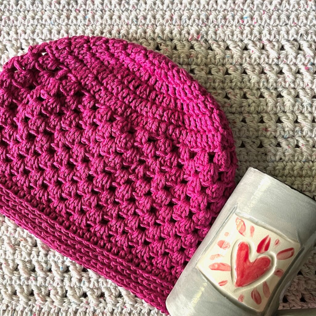 Miriam Crochet Granny Hat Pattern - Digital Download; Comforting Chemo ...