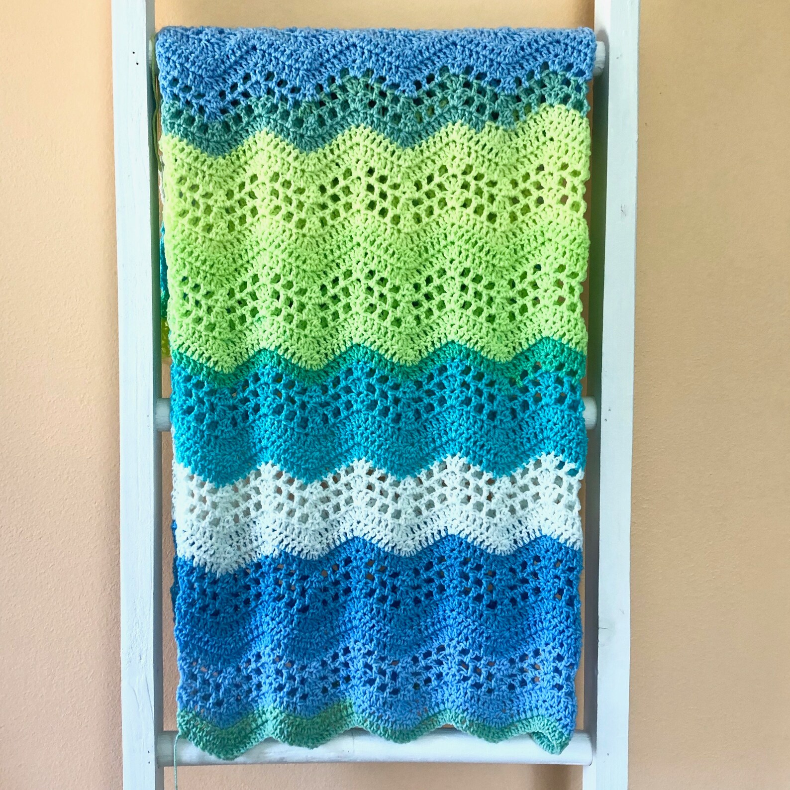 Ripple Baby Blanket Pattern Crochet Pattern Crochet Blanket - Etsy