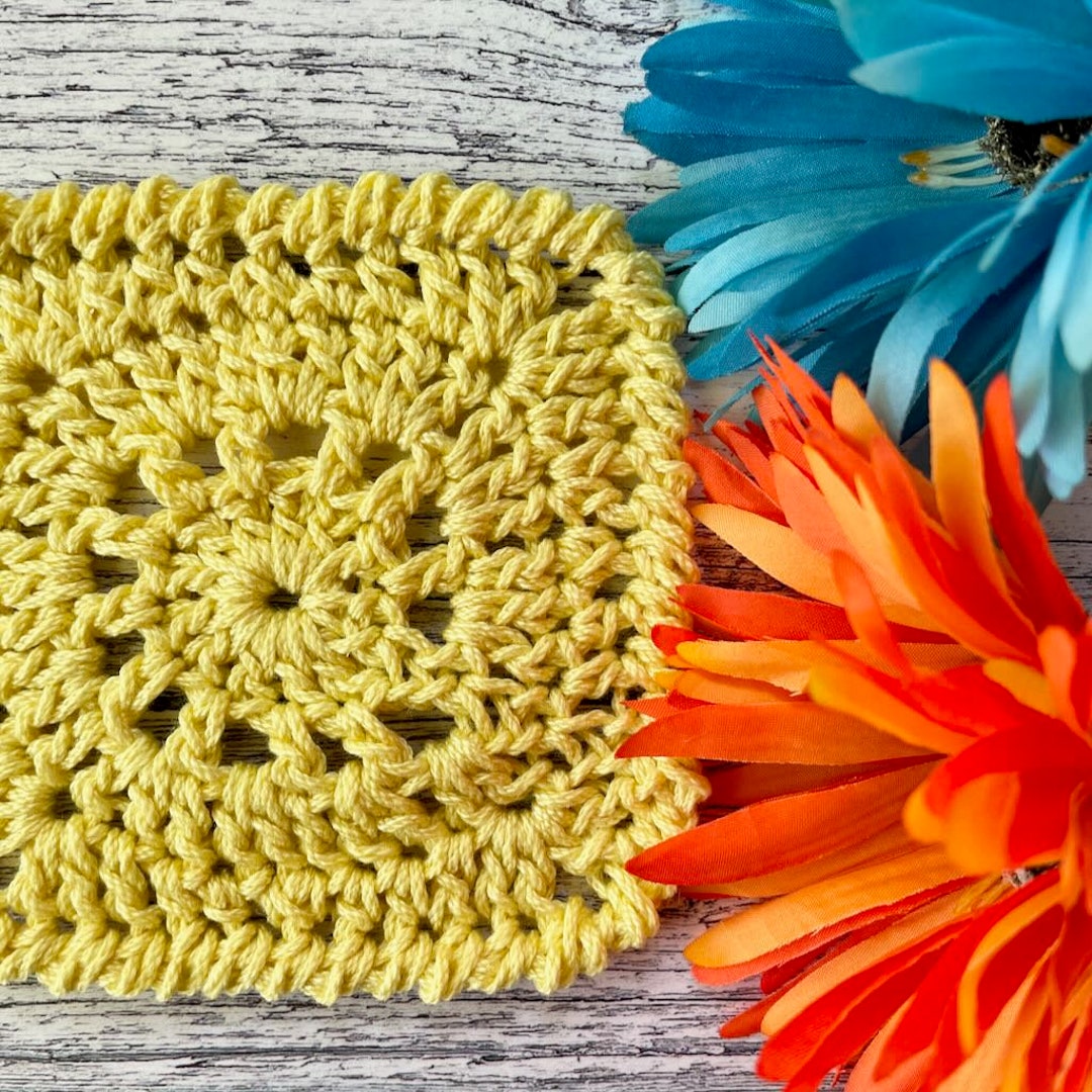 Sunny Day Crochet Coaster Crochet Pattern; PDF Download Only; Outdoor ...