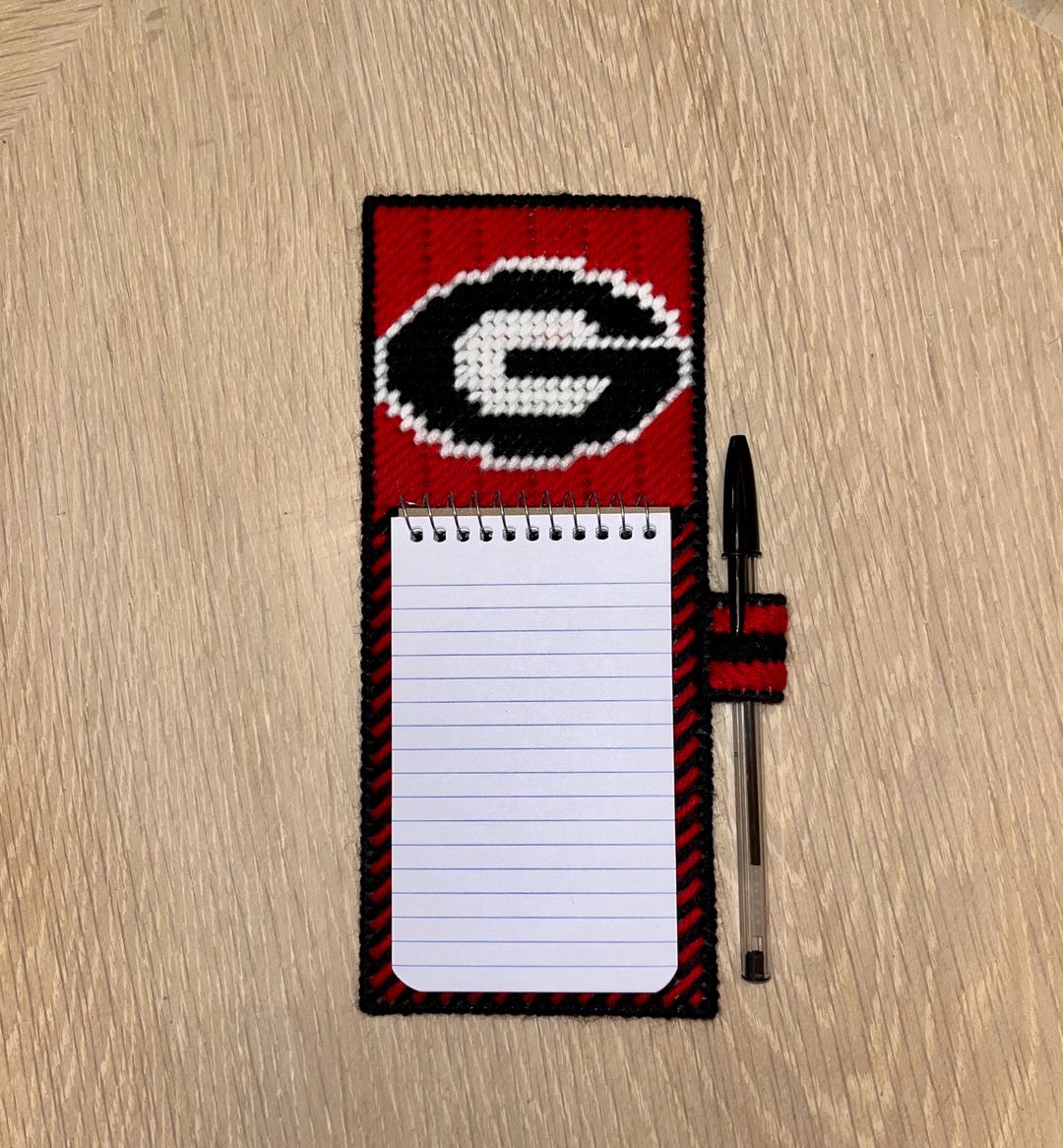 Georgia Bulldogs Notepad Fridge Magnet Holder - Etsy