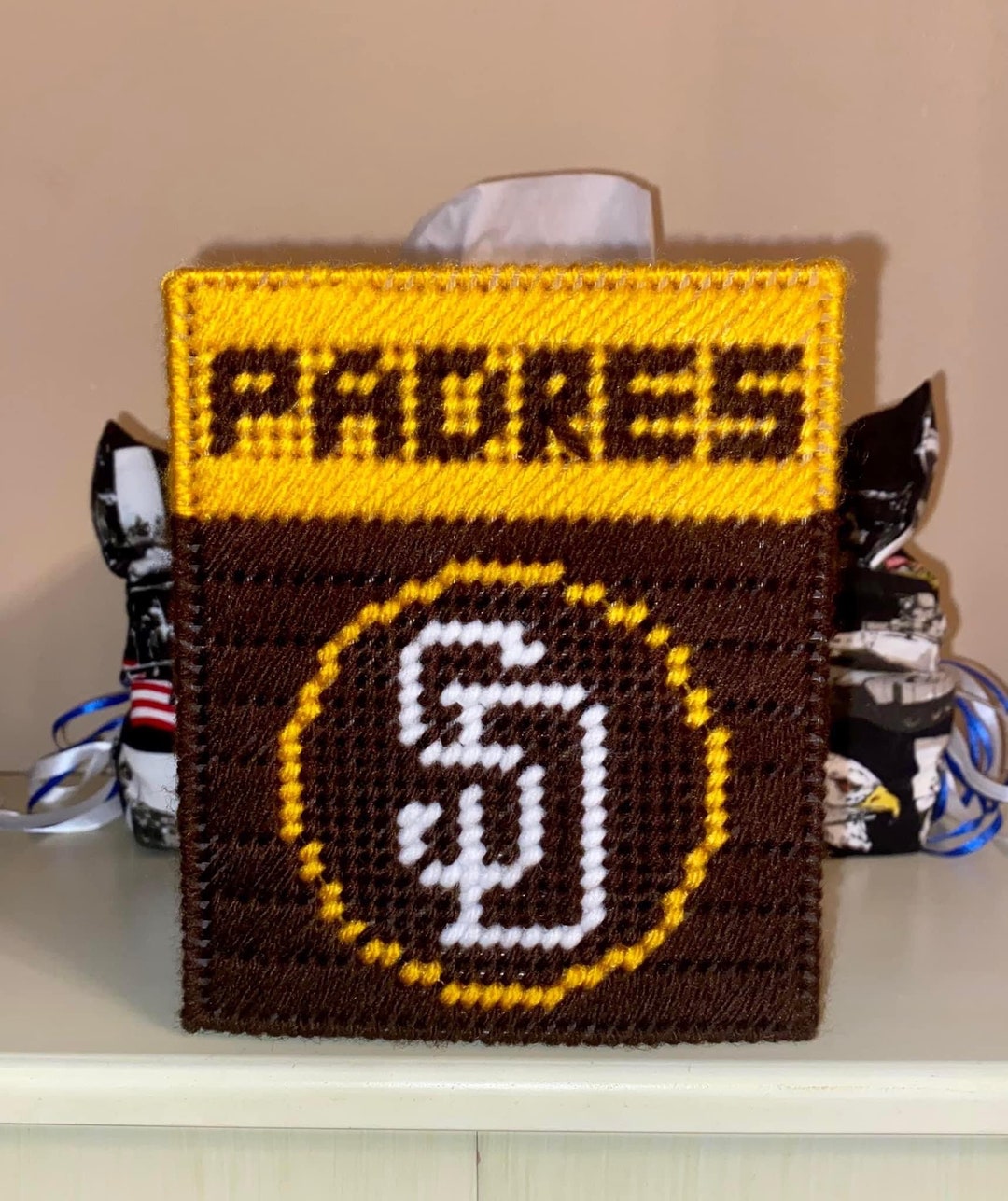 San Diego Padres Tissue Box Cover - Etsy
