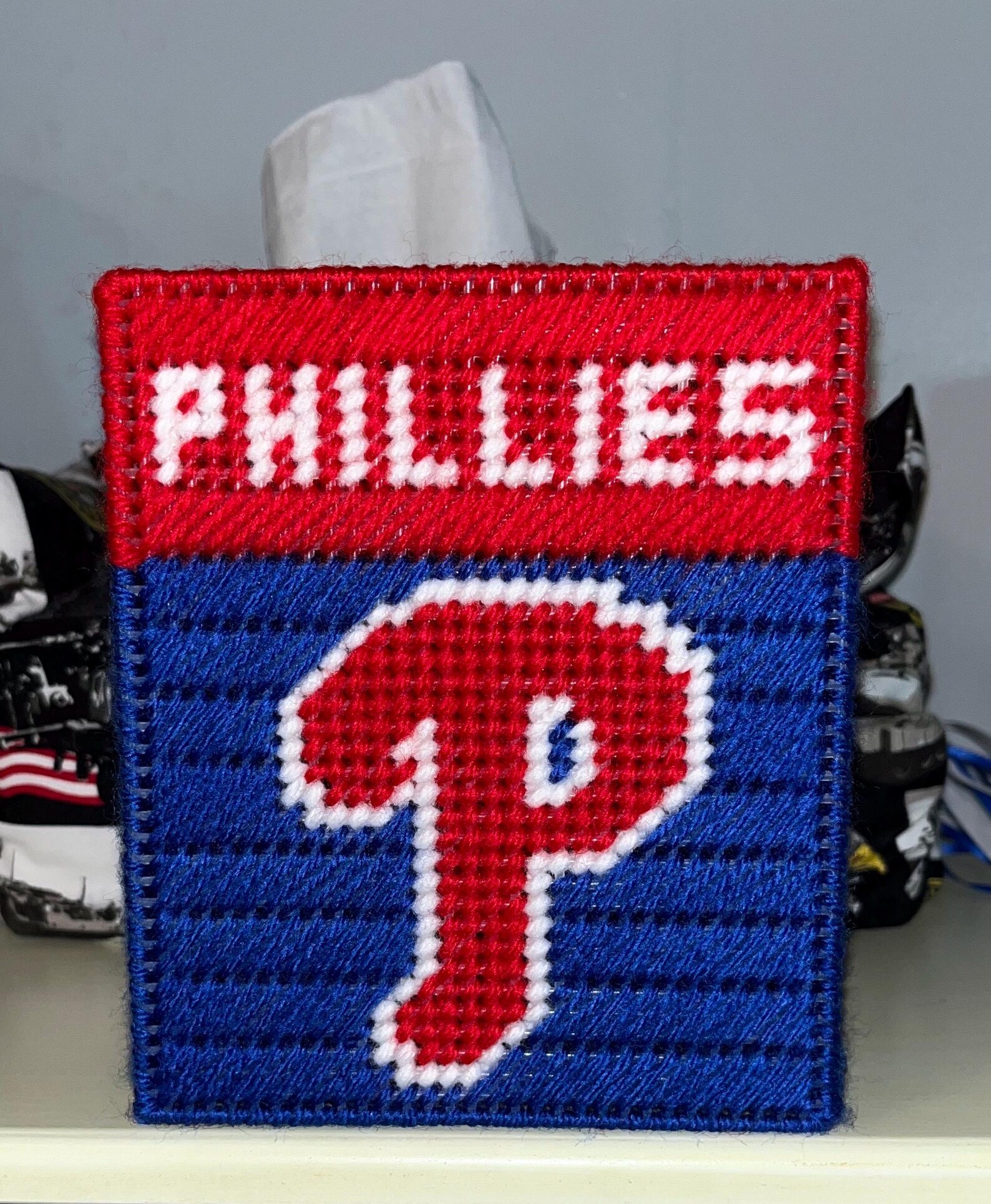 Philadelphia Phillies Tissue Box Cover - Etsy