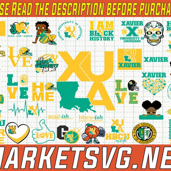 Xavier University Svg - Etsy