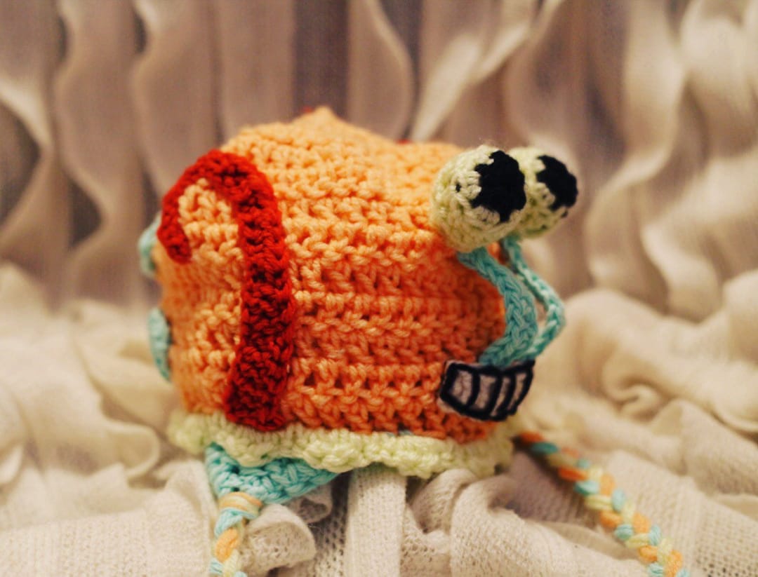 Gary the Snail Hat, Spongebob Hat, Character Hat, Snail Hat, Gary Hat ...