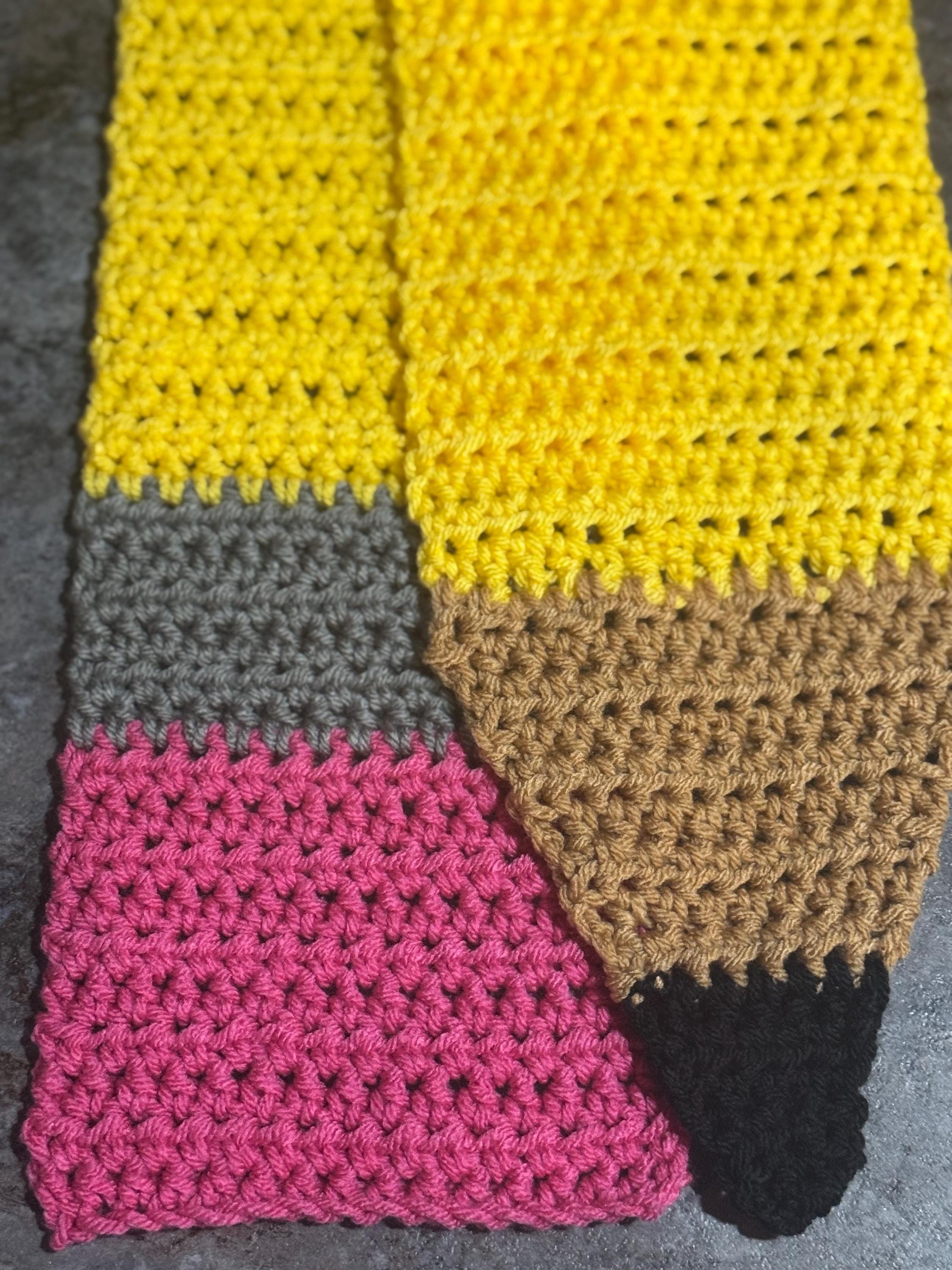 Pencil Scarf, Teacher Scarf - Etsy