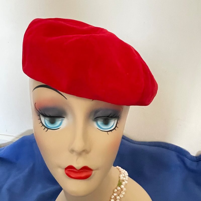 Velvet Beret - Etsy