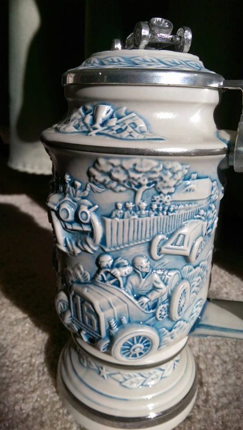 Large Avon Race Car Stein 1989 Collectible - Etsy
