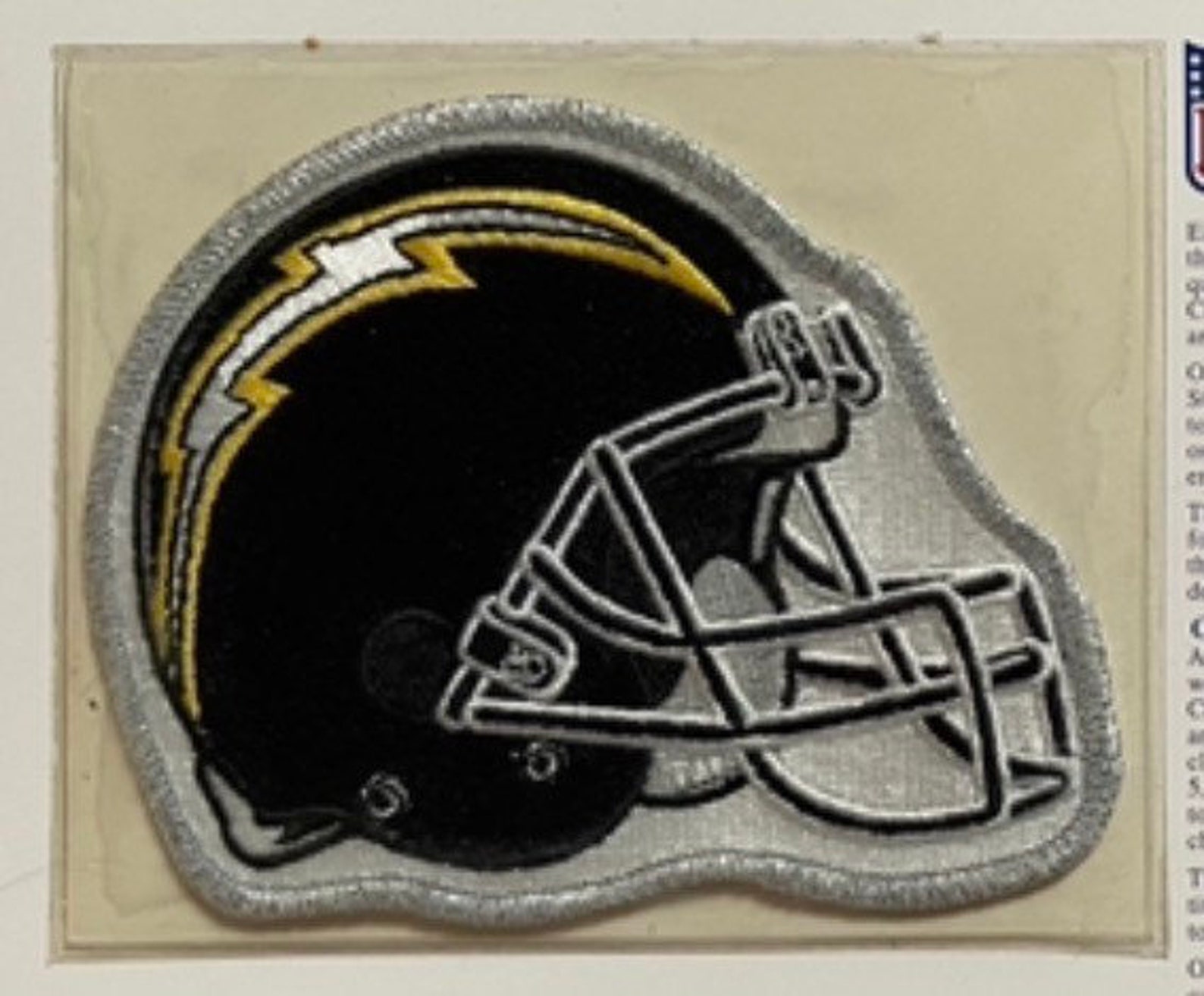 1992 NFL San Diego Chargers Large Official Patch New in Original Fact ...
