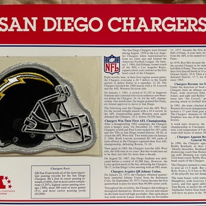 1992 NFL San Diego Chargers Large Official Patch New in Original Fact ...