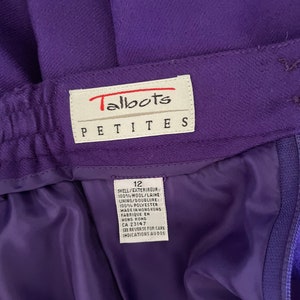 Bright Wool Suit by Talbots Petites With Waist and Skirt Pockets ...