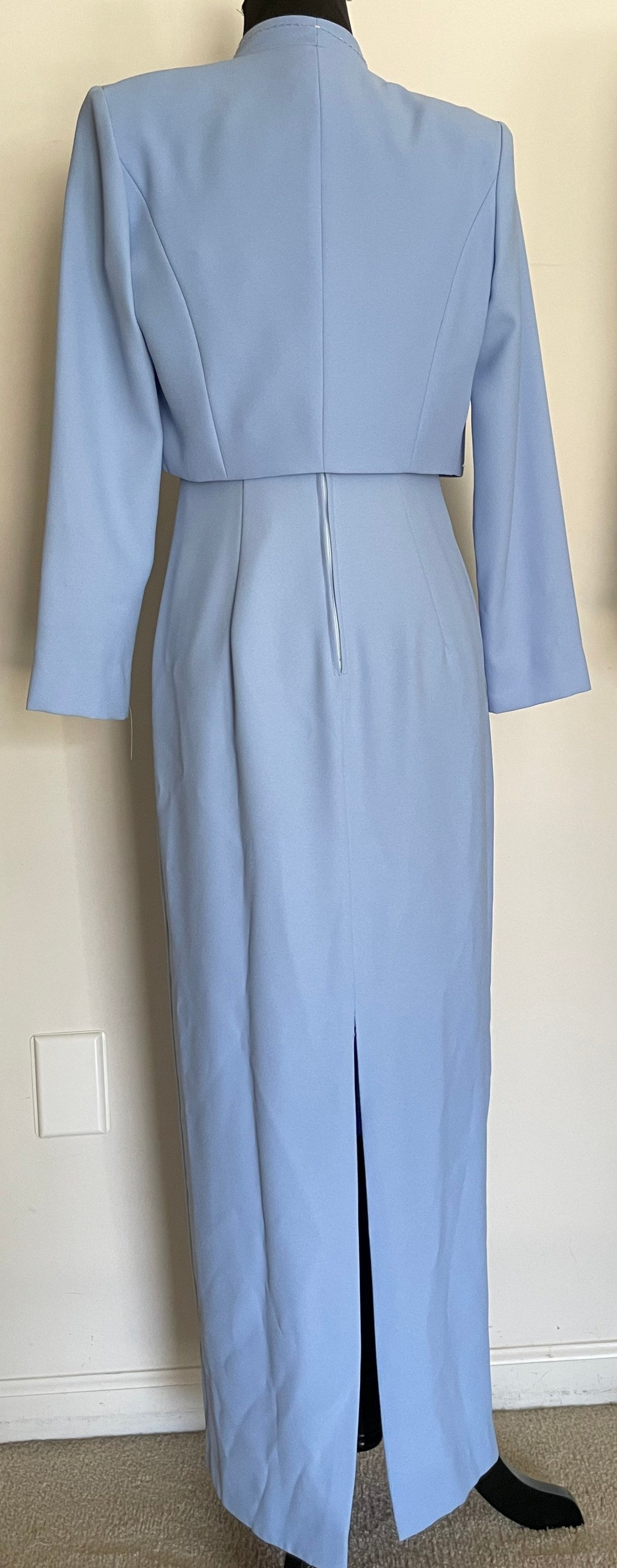 Sweet Light Blue Formal Dress Suit With Beaded Trim Jacket - Etsy