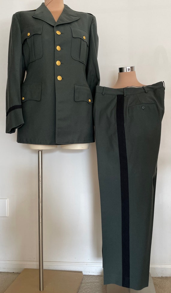 Man’s US Army Uniform Wool Serge Vintage 1957 Pattern… - Gem