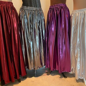 Metallic Purple Sheen Formal Skirt by Elegant Wear Never Worn New With ...