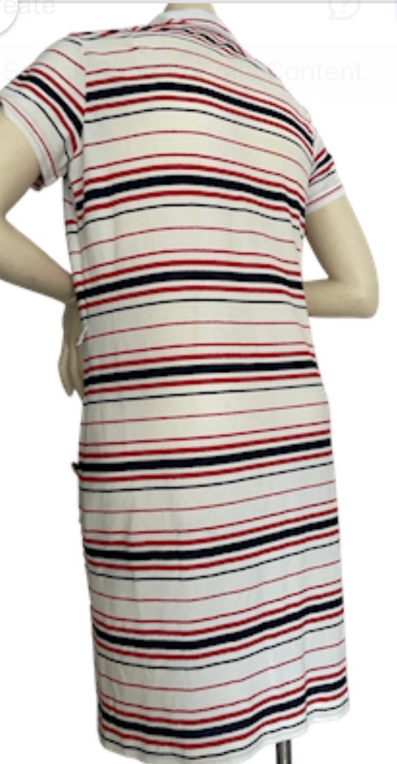 Preppy 70s Patriotic Dress For Summer Fun in Large Si… - Gem