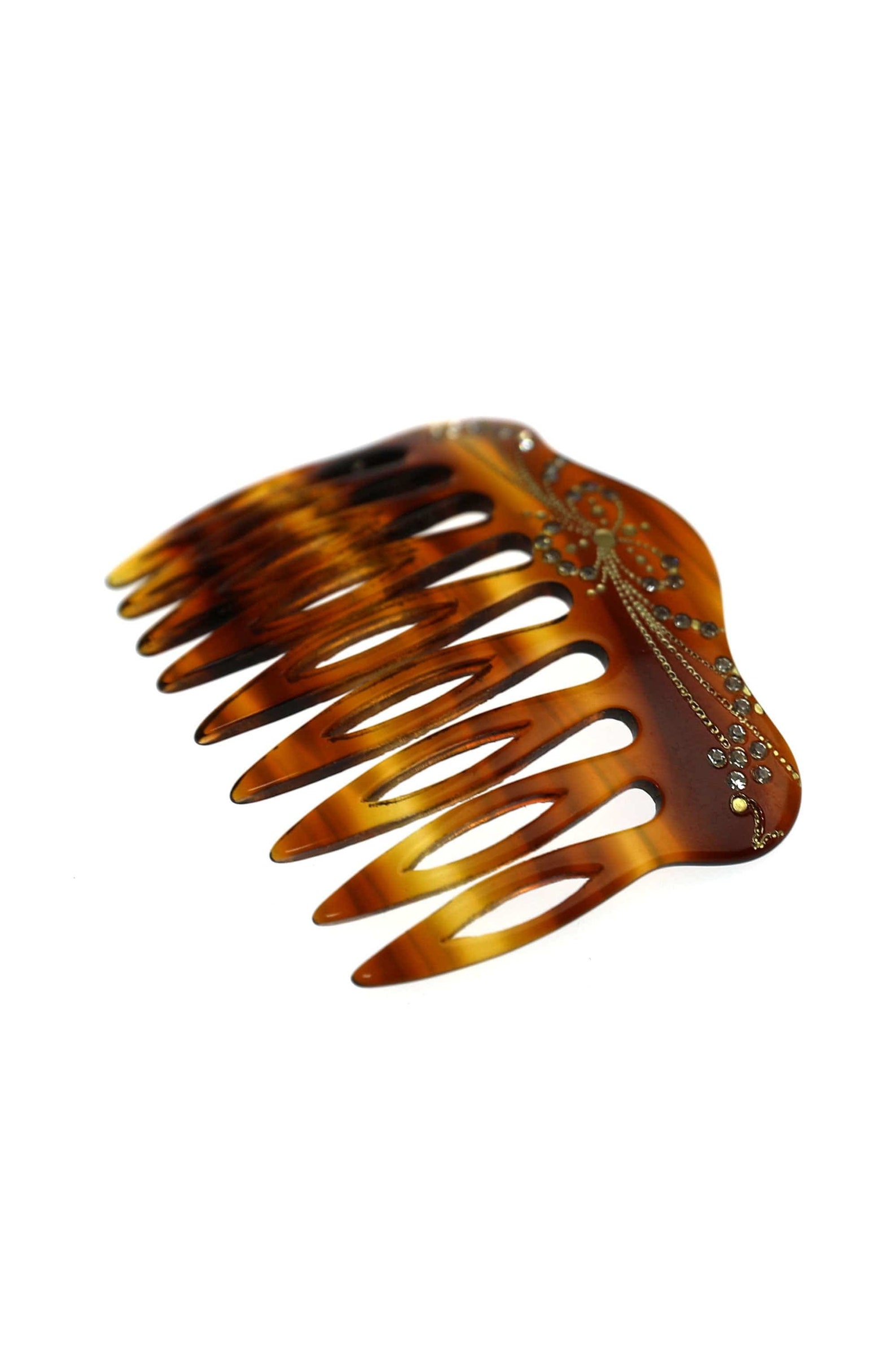 Vintage Princess French Hair Comb With Crystals - Etsy