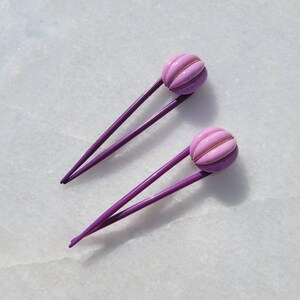 Vintage Italian Wire Wrapped Ball Hair Pins - Etsy