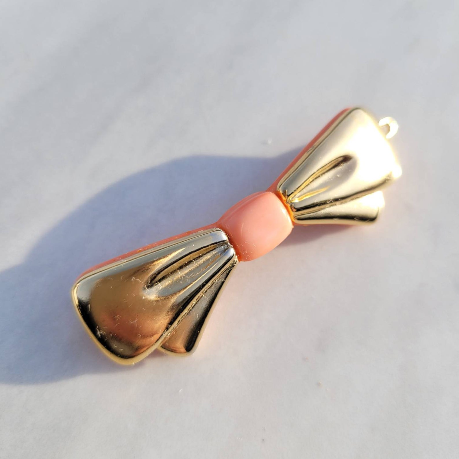 Vintage Italian Bow Shaped Hair Barrette - Etsy