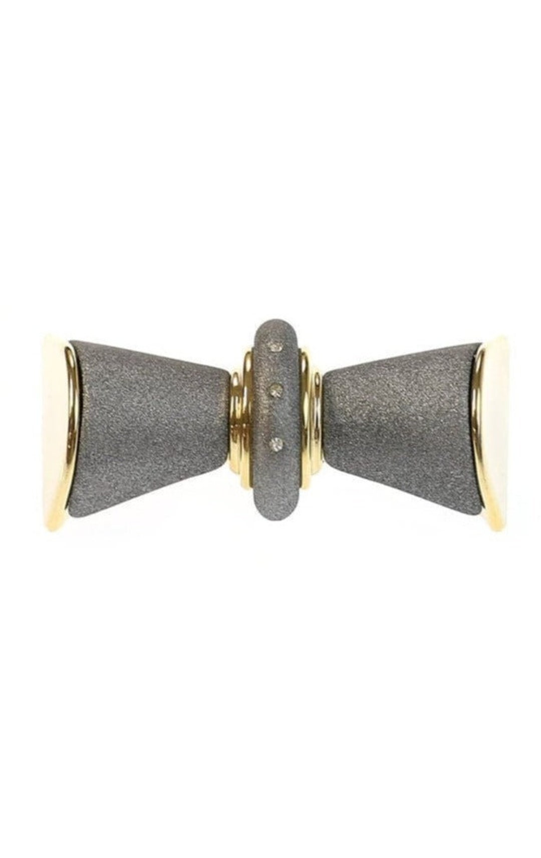 Vintage Italian Bow Style Hair Barrette With Crystals - Etsy