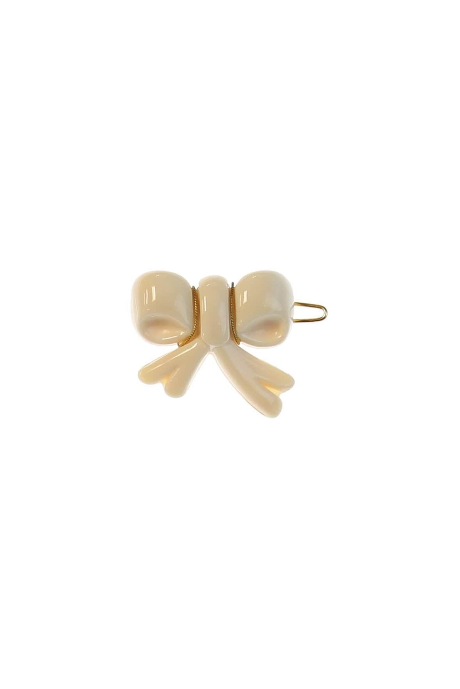 Vintage Italian Mini Bow Hair Barrette - Etsy
