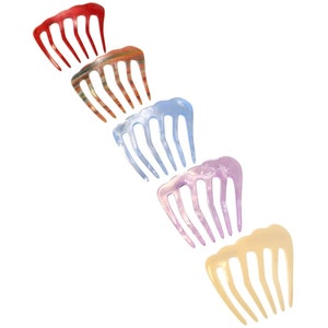 Vintage Acrylic "m" Shaped Wide Hair Comb - Etsy
