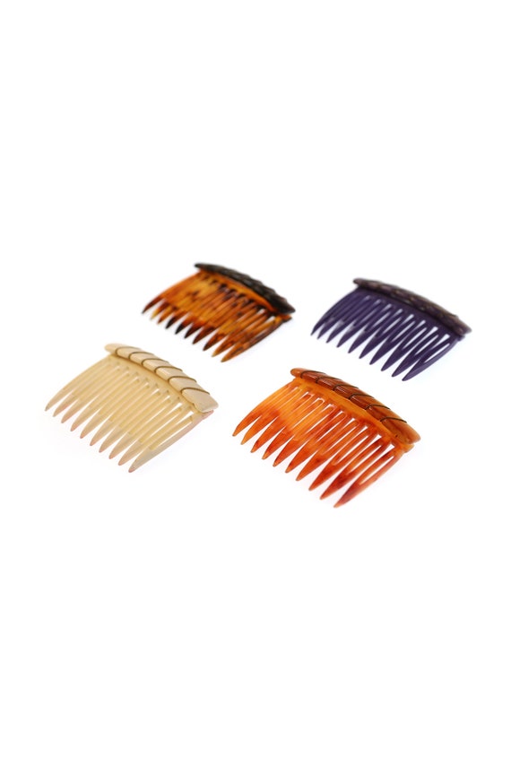 Vintage Italian Hair Comb With Gold Rope Inlay - Etsy