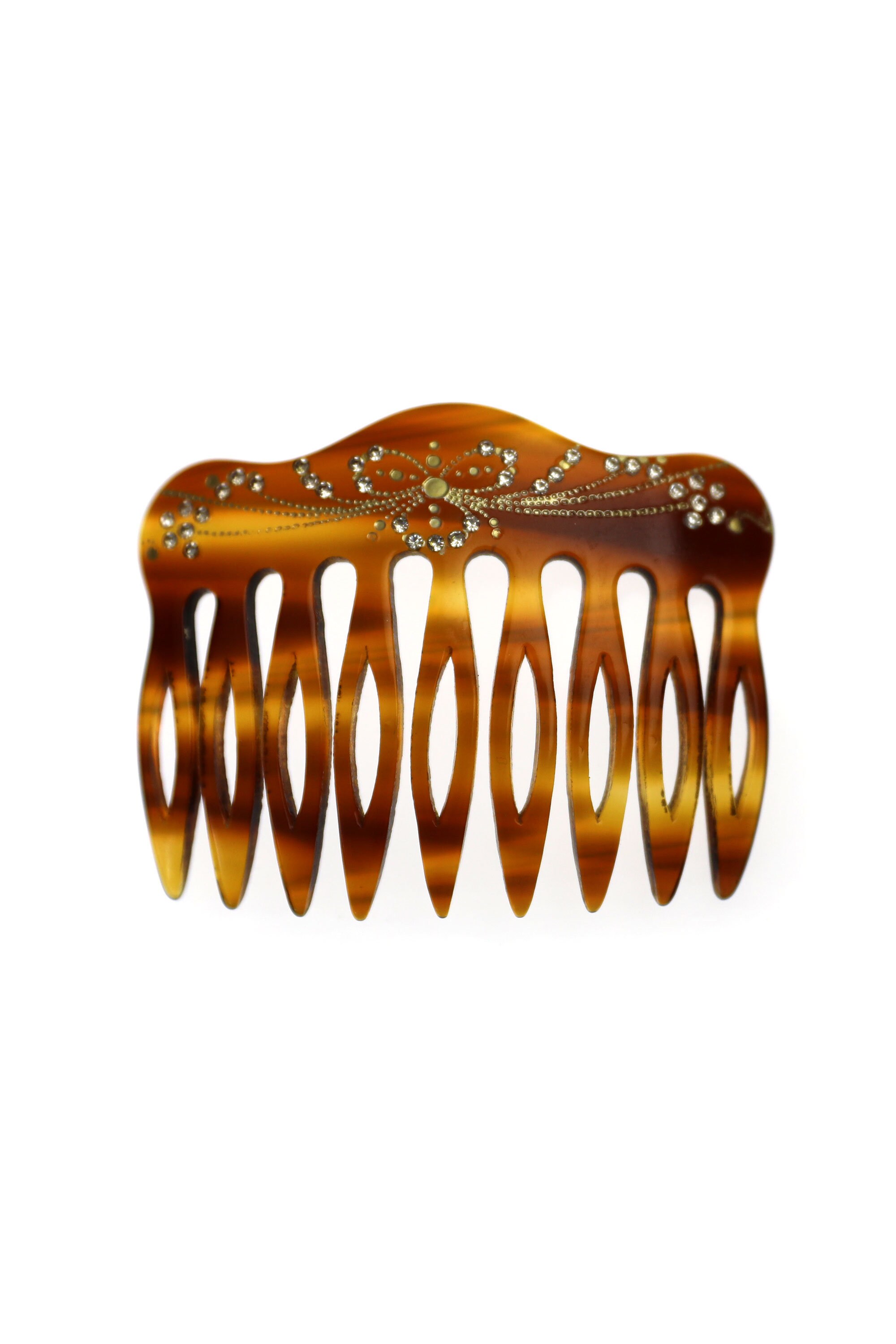 Vintage Princess French Hair Comb with Crystals | Etsy